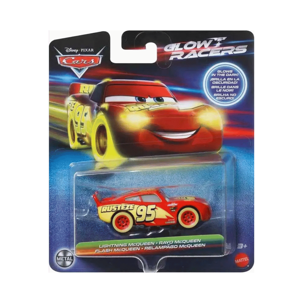 Cars Night Racing Die Cast Singles LIGHTNING MCQUEEN By Mattel The cars-night-racing-die-cast-singles-lightning-mcqueen-by-mattel-the