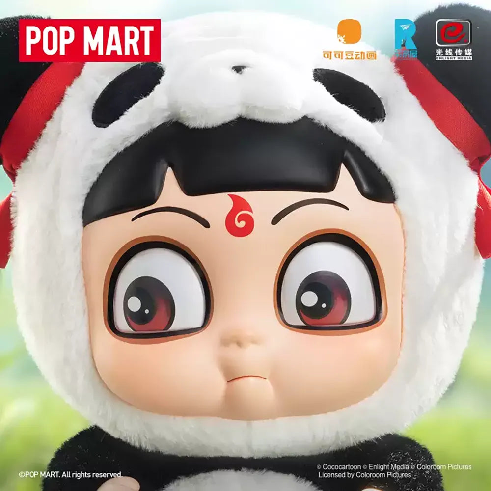 Nezha 2 Hug Series Vinyl Plush Doll Nezha'S Panda Edition By Pop Mart ...