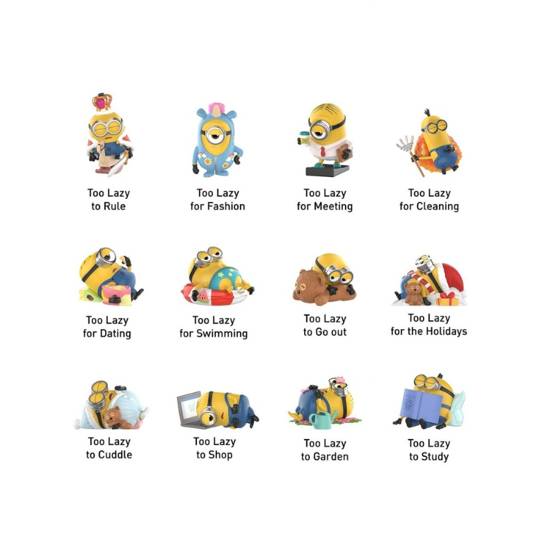 Minions Lazy Every Day Series Figures By Pop Mart – The Little Things