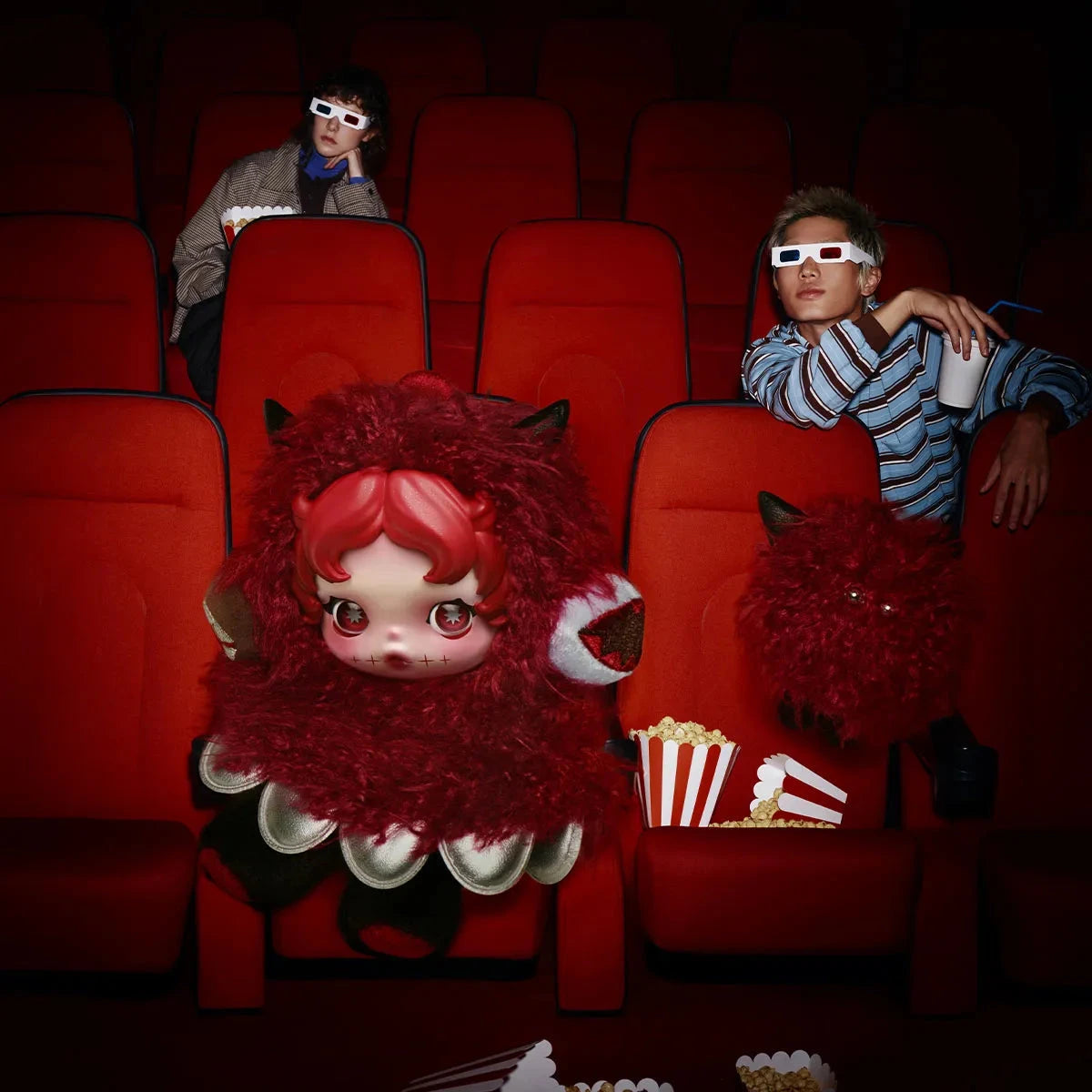 SKULL PANDA You Found Me Series Plush Doll Pendant By Pop Mart ( 1 Ran ...