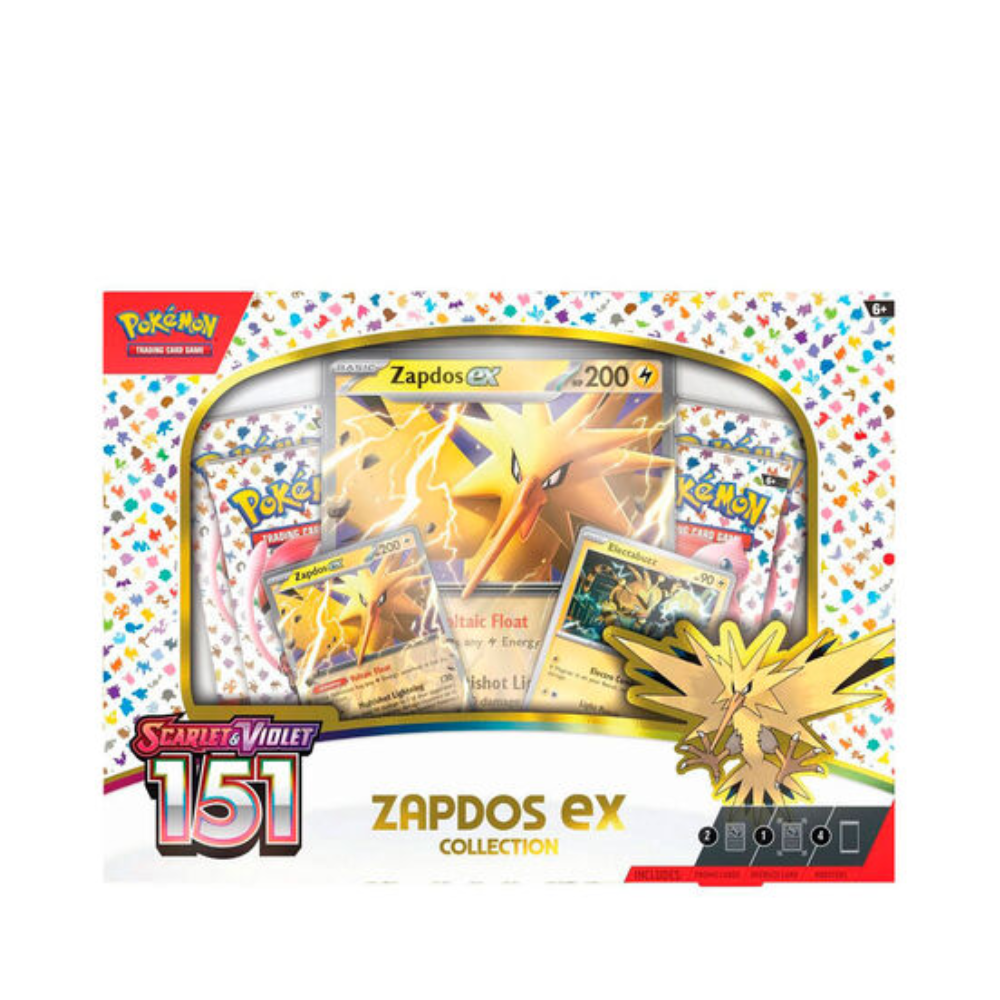 Pokemon TCG Scarlet & Violet 3.5 Oversize - Zapdos Ex Box – The Little ...