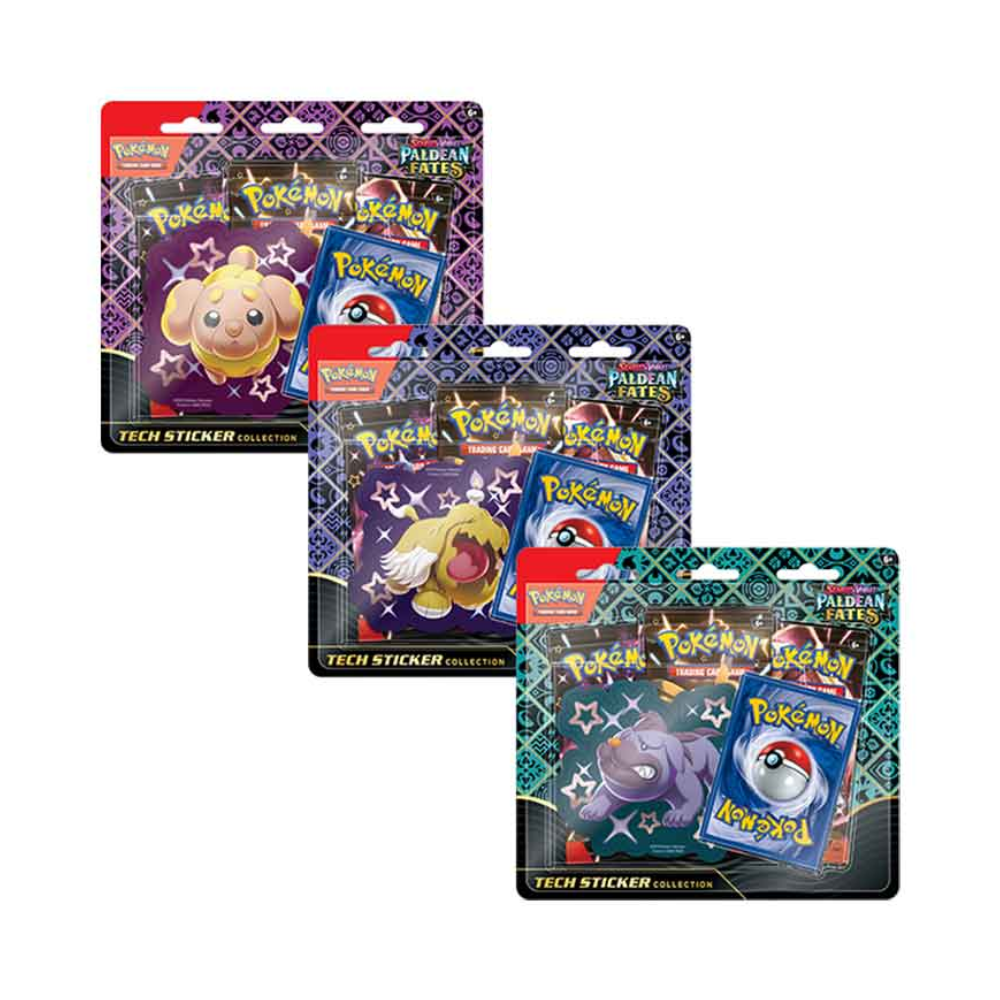 Pokemon TCG: SCARLET-VIOLET - PALDEA FATES SV4.5 Tech Sticker Collect ...