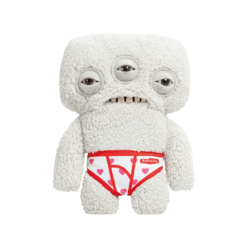 Fuggler 9" Funny Ugly Monster - Grey Fuzzy Annoyed Alien – The Little ...