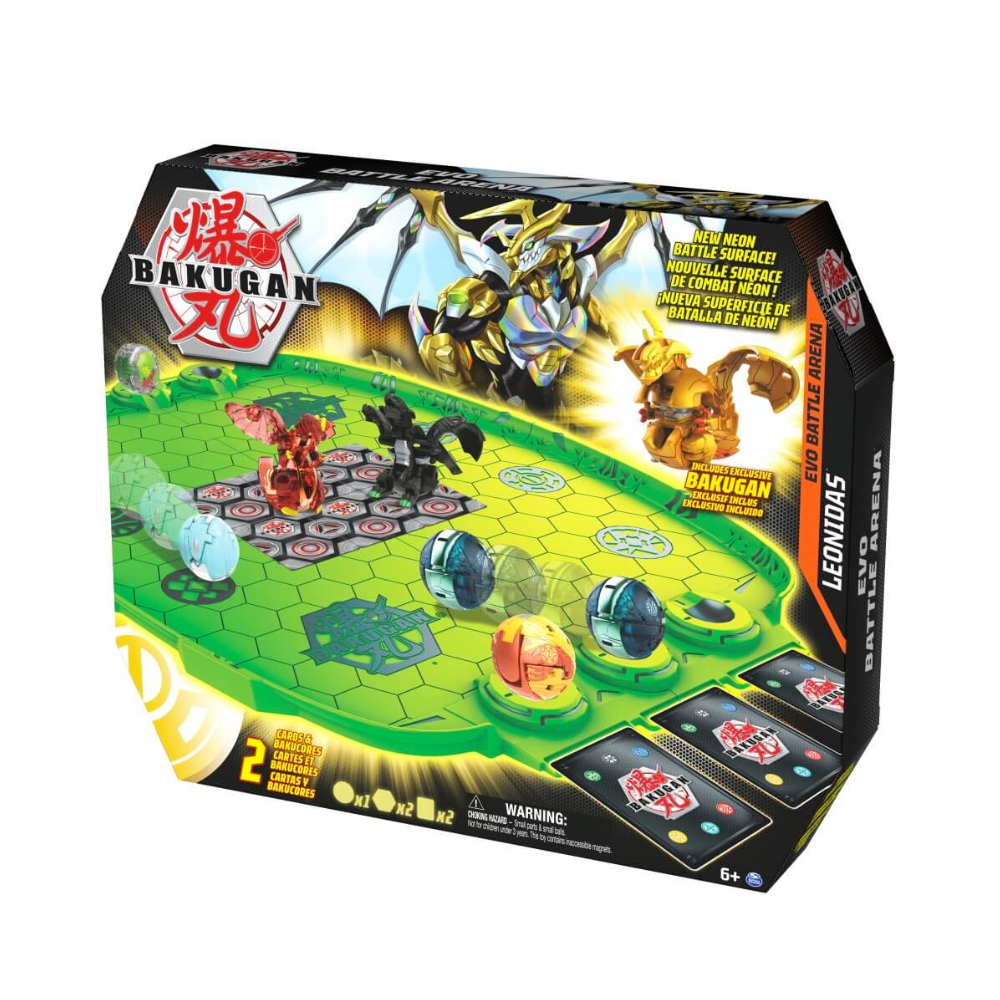 Bakugan Evo Battle Arena with Exclusive Leonidas Bakugan – The Little ...