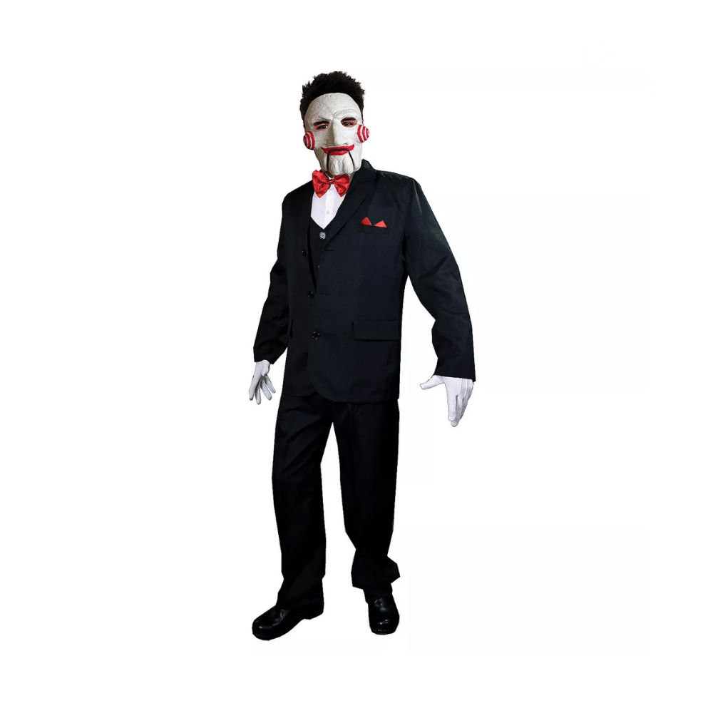 Costume - Saw - Billy Puppet - Costume/Mask Combo - Adult – The Little ...