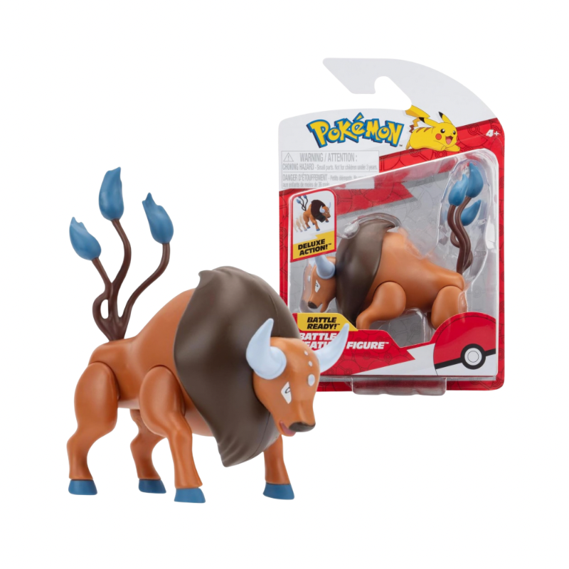 Pokemon Battle Feature Figure TAUROS By Jazwares – The Little Things