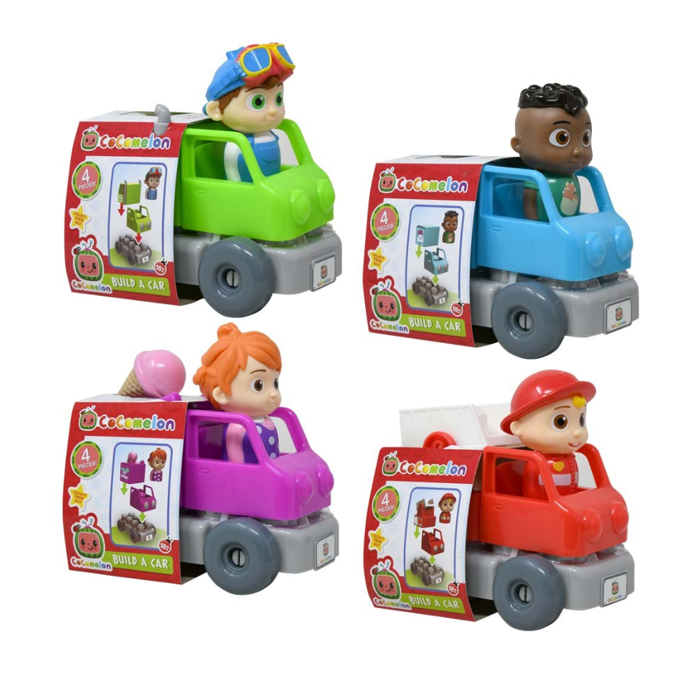 Cocomelon Build a Car Vehicle & Figure Playset (1 Random) – The Little ...