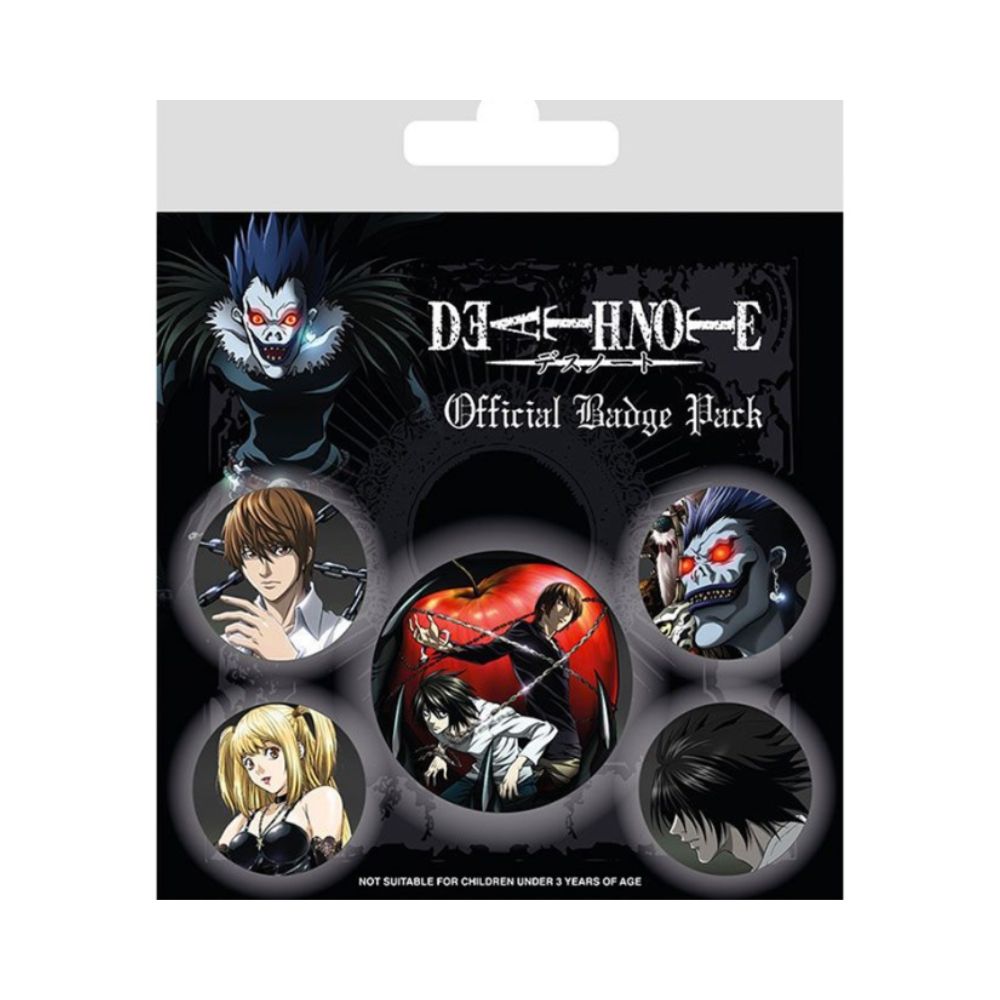 Death Note - Button Badges Pack - Characters – The Little Things