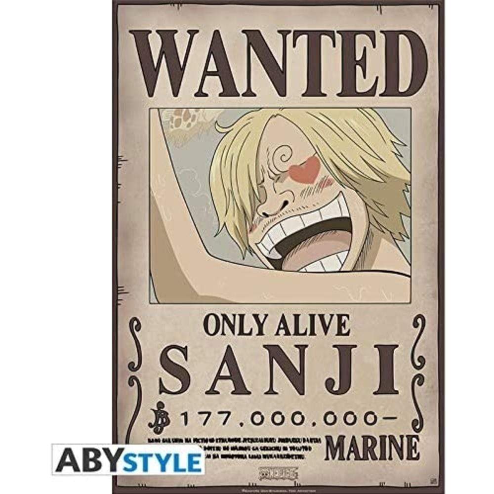 ONE PIECE - Poster "Wanted Sanji new" – The Little Things