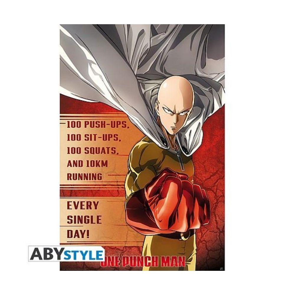 One Punch Man Training 91X61 cm Poster by Abysse – The Little Things