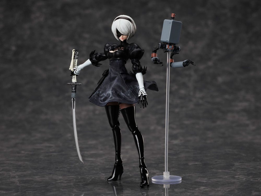 NieR Automata Ver 1.1a BUZZmod. 2B 1/12 scale action figure By ANIPLEX ...