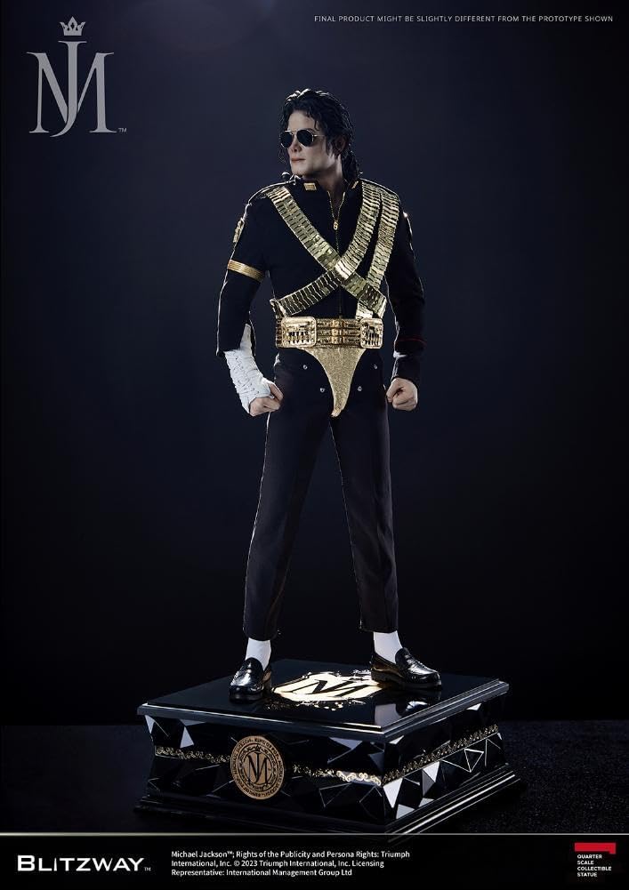 Michael Jackson Black Label 1/4 Scale Statue By Blitzway – The Little ...