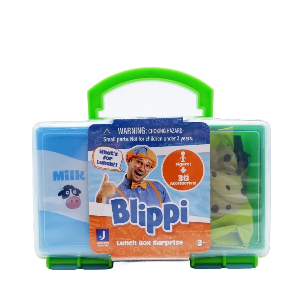 Blippi Deluxe Blind Figure Lunch Box - Green – The Little Things