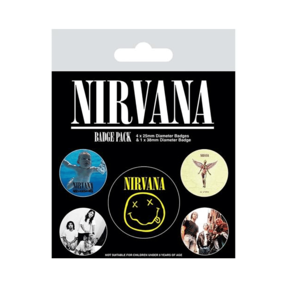 NIRVANA - ICONIC (BADGE PACK) By PYRAMID – The Little Things