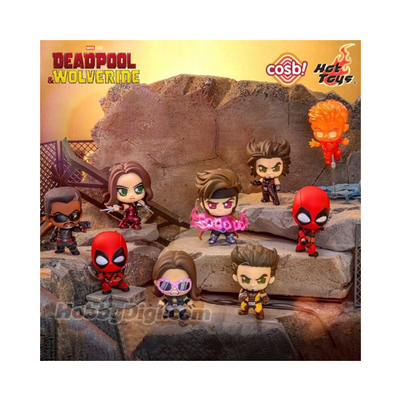 Deadpool & Wolverine Cosbi Collection series 2 Blind Box By Hot Toys ...