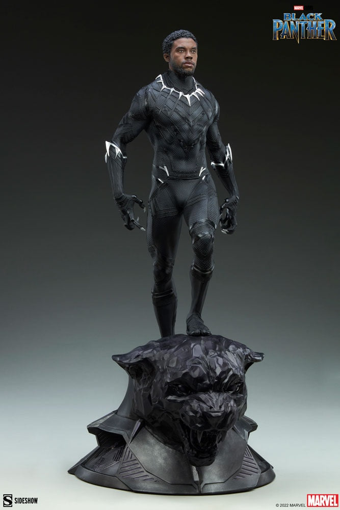 Black Panther Premium Format 1/4 Scale Statue by Sideshow Collectibles ...