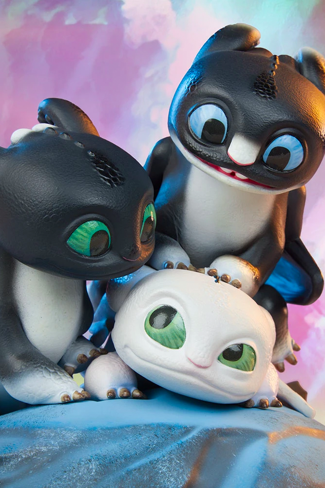 How to Train your Dragon? Dart, Pouncer, and Ruffrunner Statue Statue ...