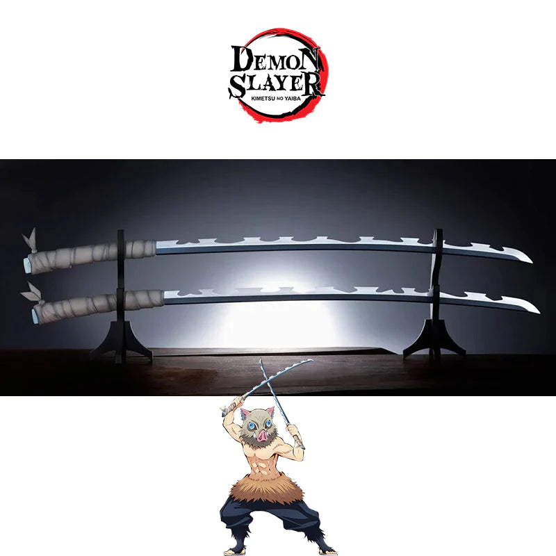 Demon Slayer Inosuke Hashibira Proplica Nichirin Sword by Bandai – The ...