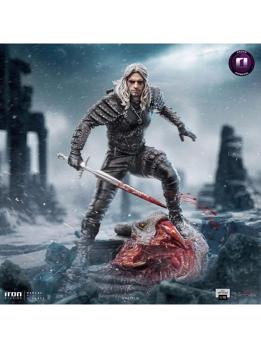 The Witcher Geralt of Rivia 1/10 Art Scale Limited Edition Statue By I ...