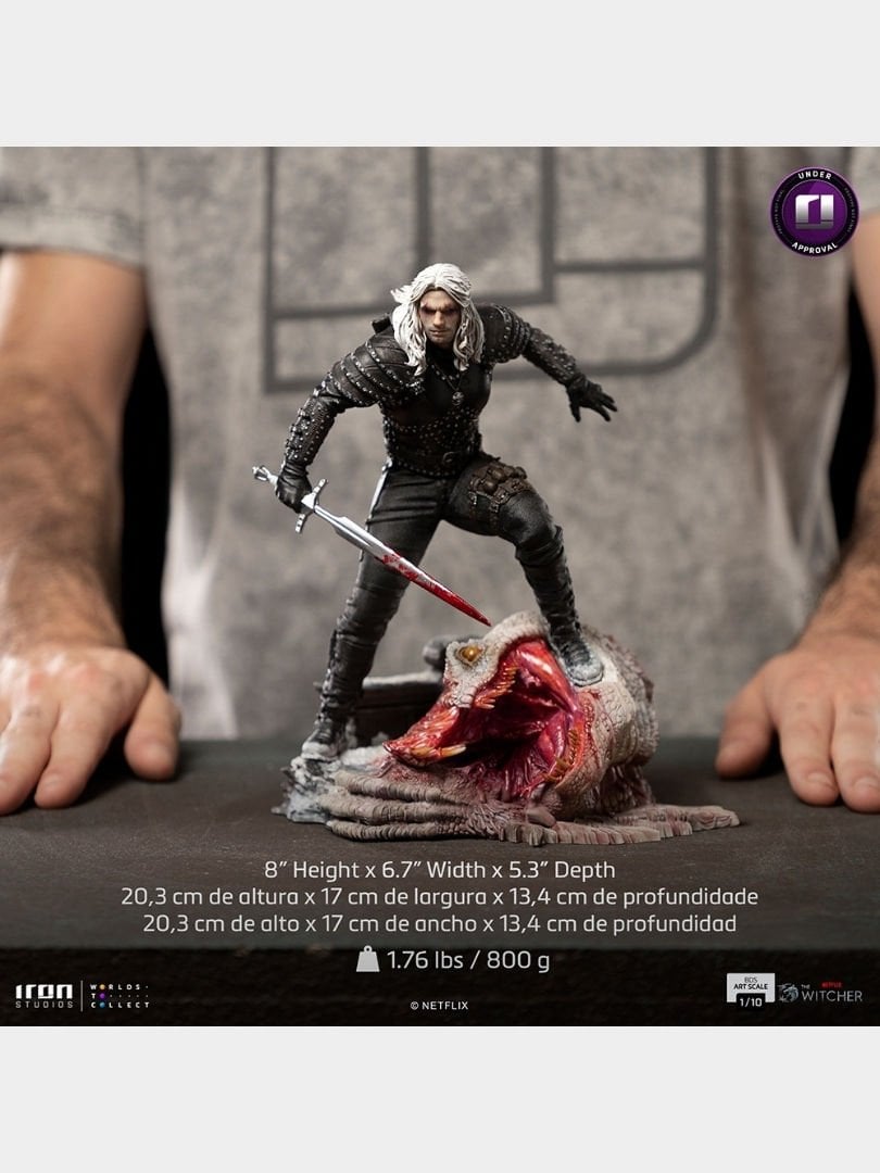 The Witcher Geralt of Rivia 1/10 Art Scale Limited Edition Statue By I ...