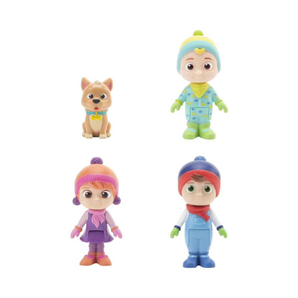 CoComelon Winter Figures 4pk – The Little Things