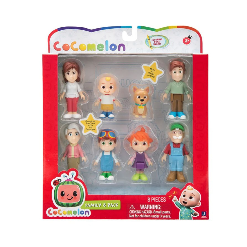 COCOMELON FAMILY SET 8 FIGURE PACK – The Little Things