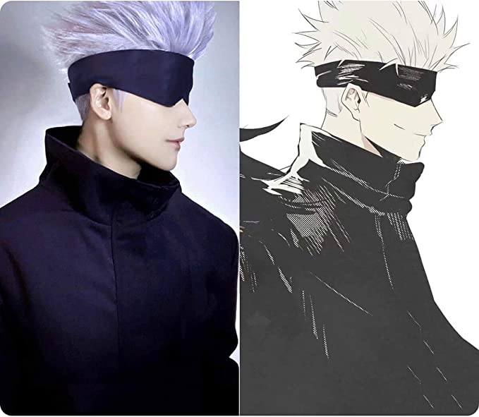 Jujutsu Kaisen Gojo Satoru Cosplay Costume with Wig (L) – The Little Things