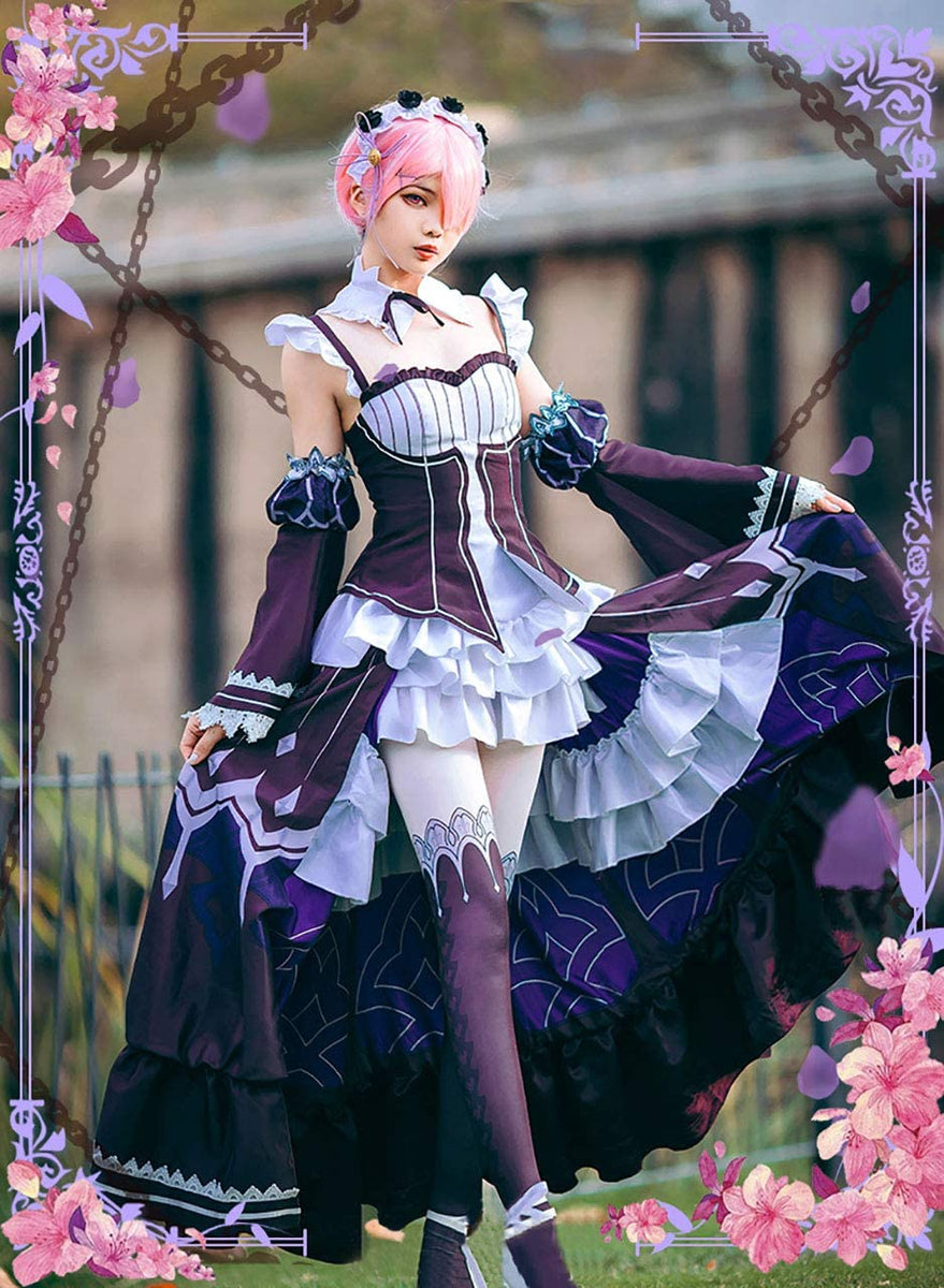 Re:Zero Starting Life in Another World Rem/Ram Cosplay for Adults – The ...