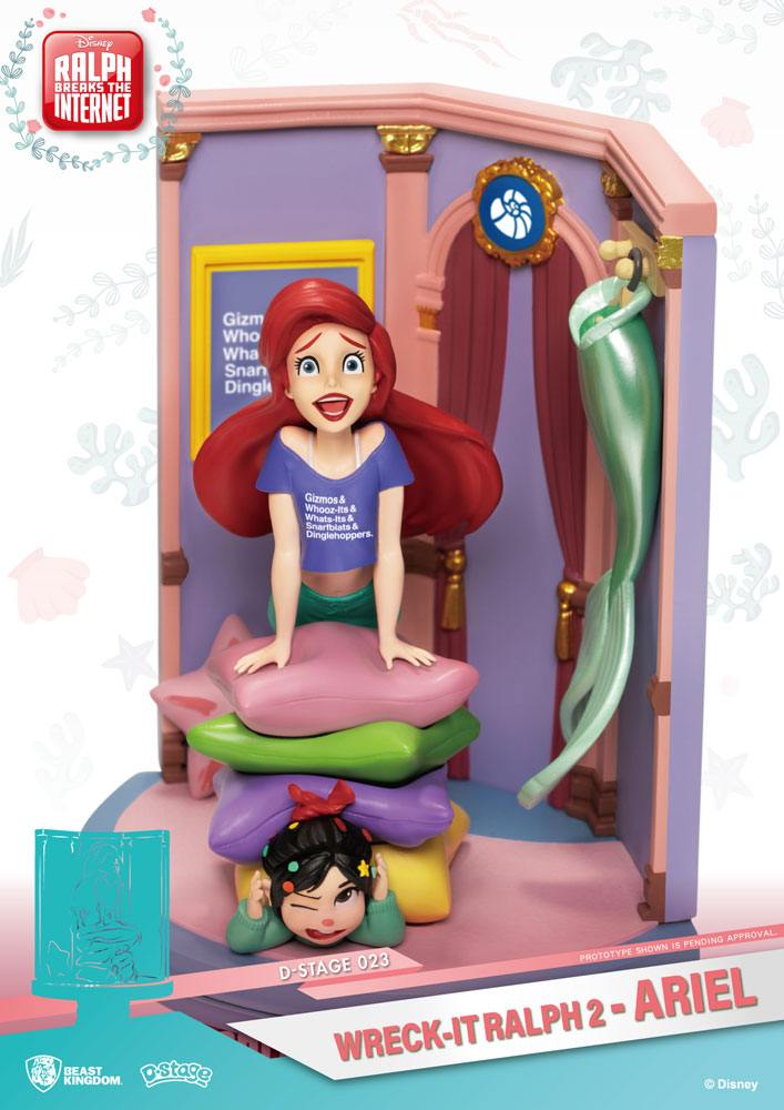 Disney Wreck It Ralph Ariel Diorama Stage by Beast Kingdom (D-STAGE-02 ...