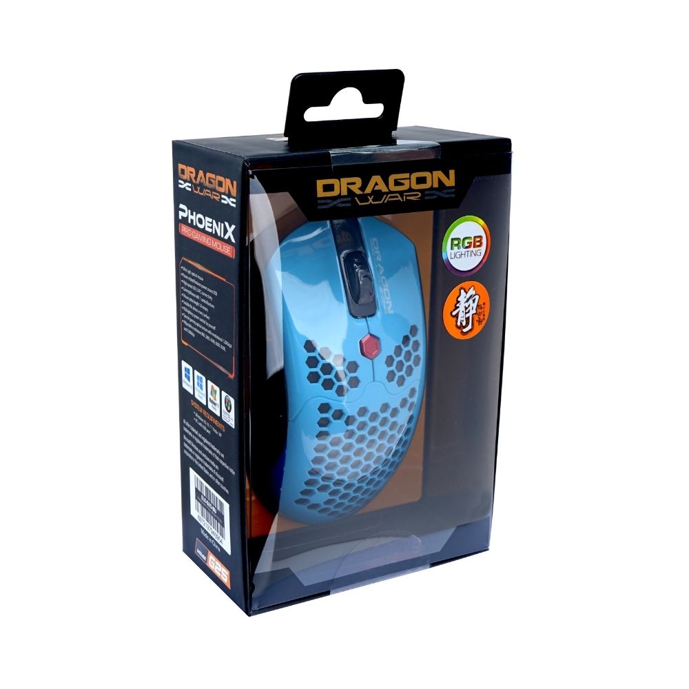 Dragon War G25 RGB gaming mouse (CYAN) – The Little Things