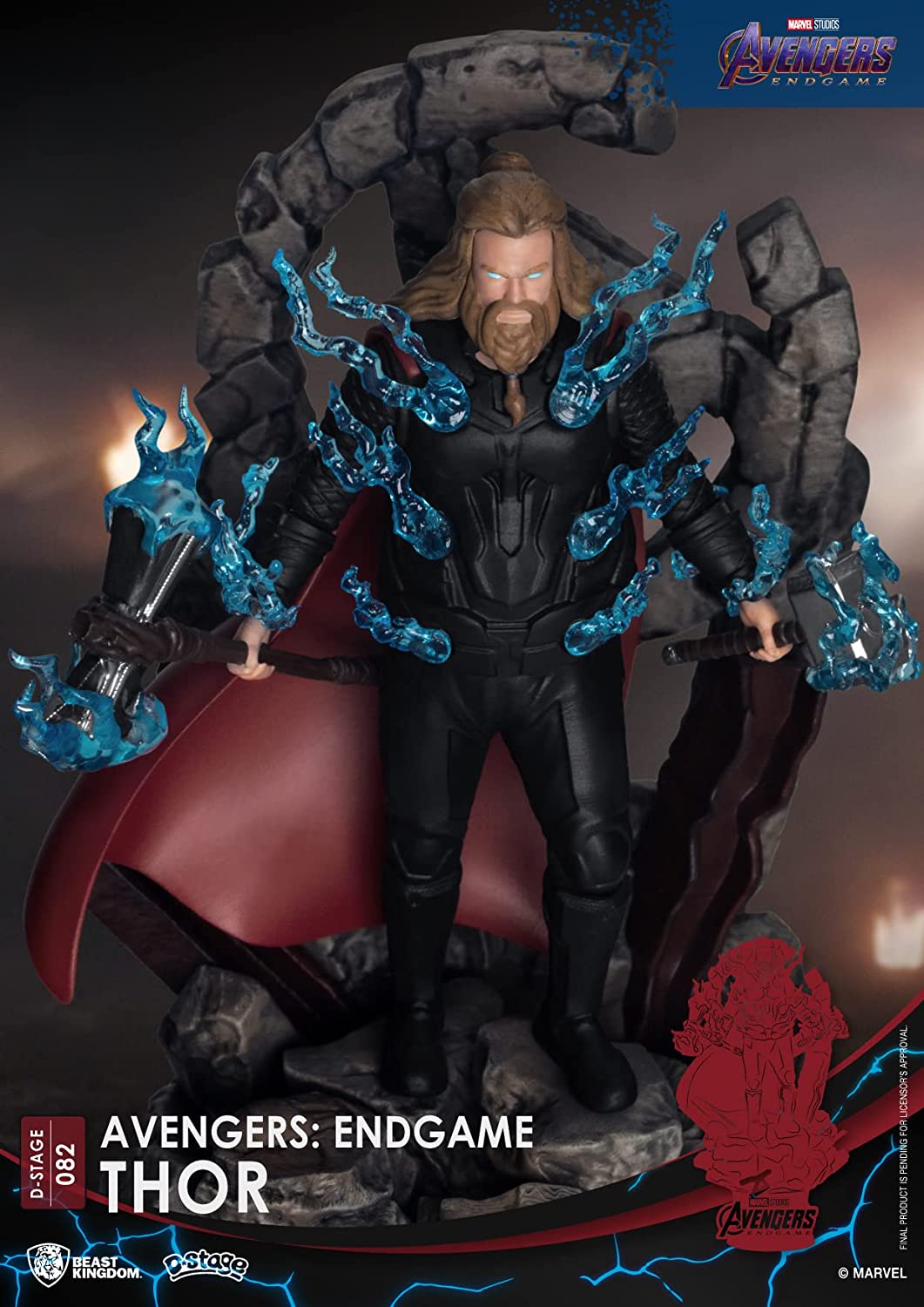 Marvel Avengers : Endgame Thor Diorama Stage by Beast Kingdom (Diorama ...