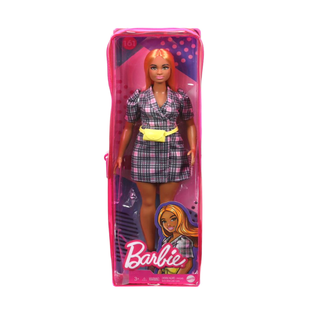 Barbie Fashionistas Doll #161 with Puff Sleeve Plaid Blazer – The ...