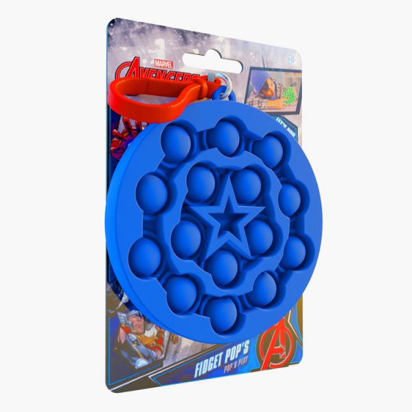 Marvel Captain America Fidget Pop-up Keychain by Hasbro – The Little Things