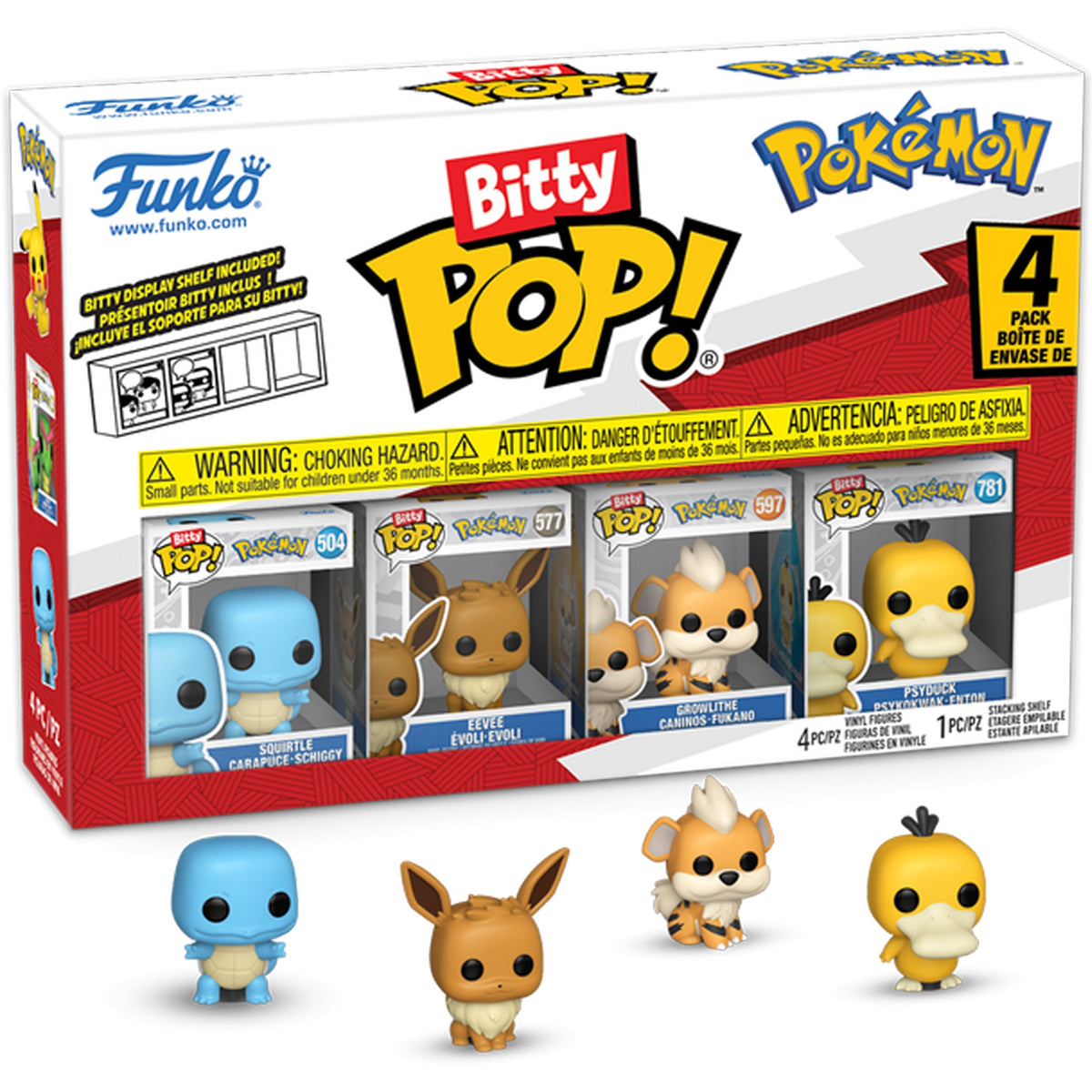 Funko Bitty Pop! Games: Pokemon - Squirtle 4pk – The Little Things