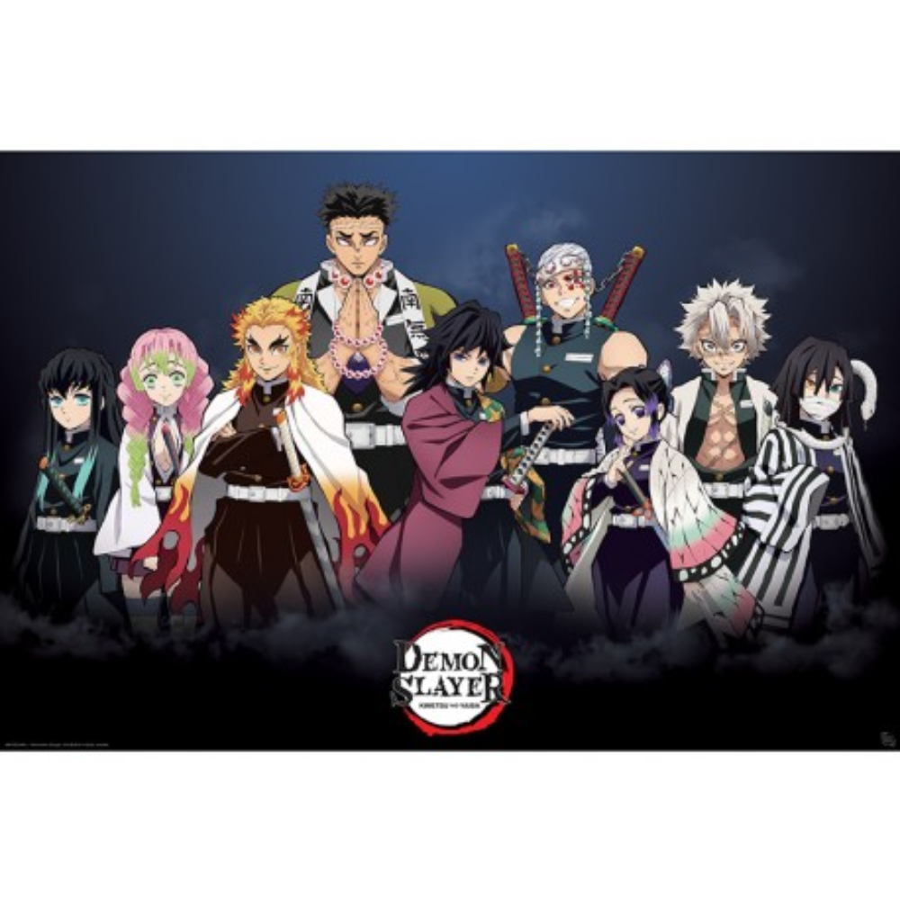 Demon Slayer Hashiras 91X61 cm Poster by Gb Eye – The Little Things