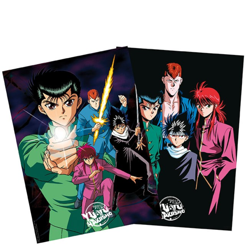 Yu Yu Hakusho Yusuke And His Group 52X38 cm Set 2 Chibi Posters by Gb ...