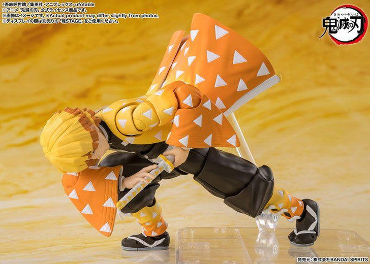 Demon Slayer: Kimetsu no Yaiba Zenitsu Agatsum Action Figure S.H.Figua ...