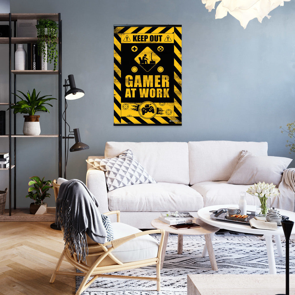 Gamer At Work Poster 61X91 cm Poster by Grupo Erik – The Little Things