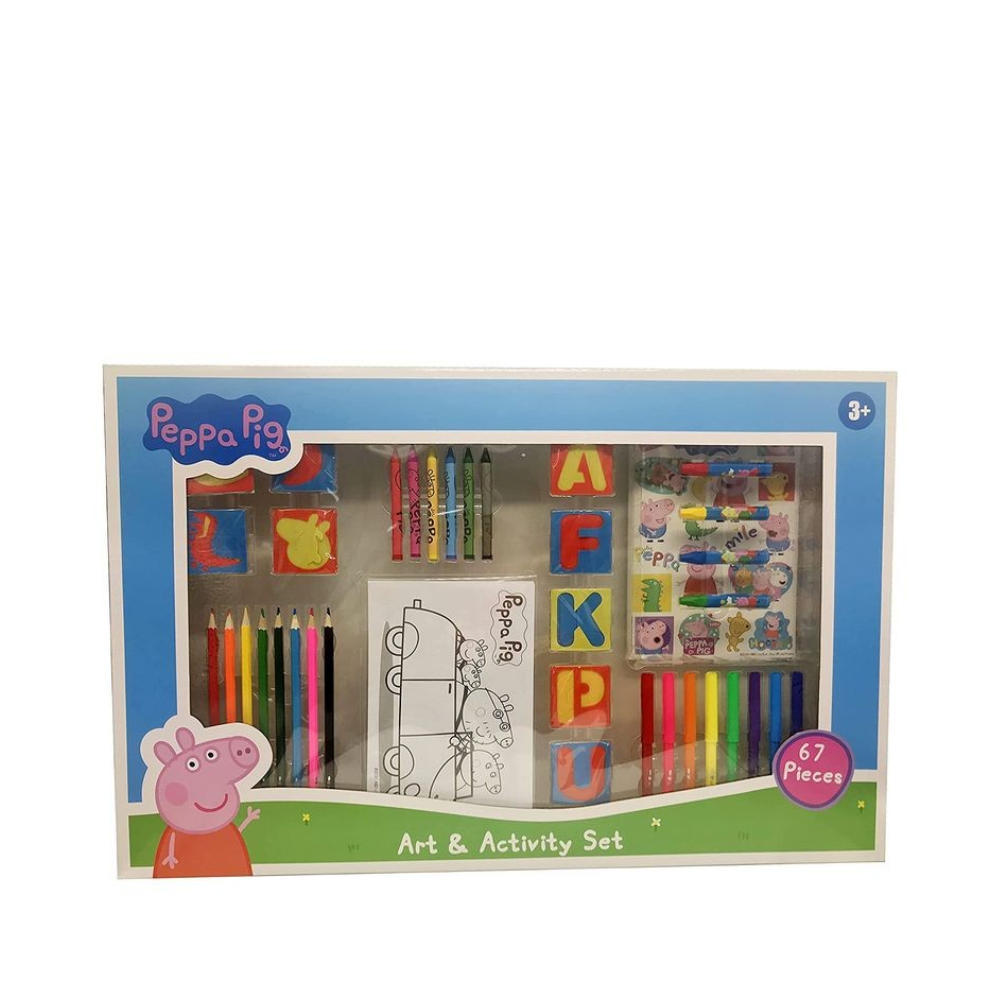 Peppa Pig 67 Pieces Art Set In Jumbo Box – The Little Things