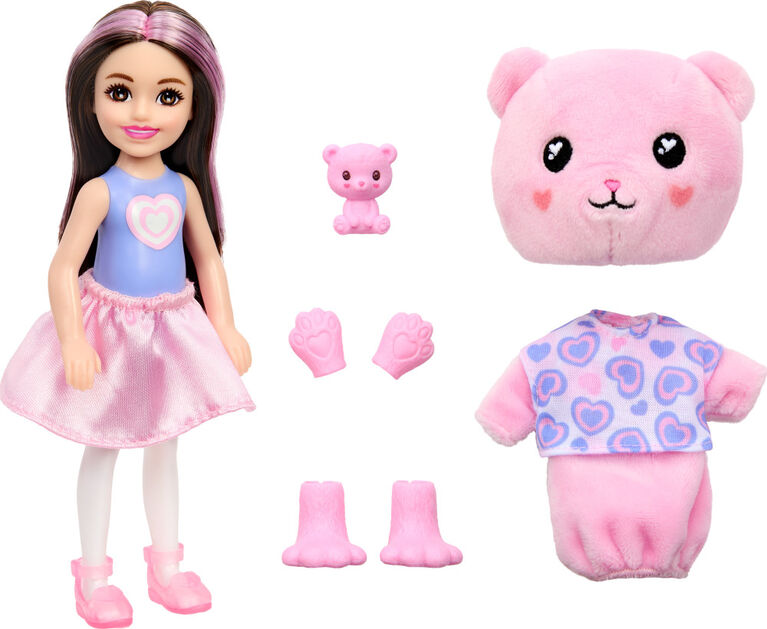 Barbie Chelsea Cutie Reveal Chelsea Cozy Cute Tees Series - Teddy – The ...