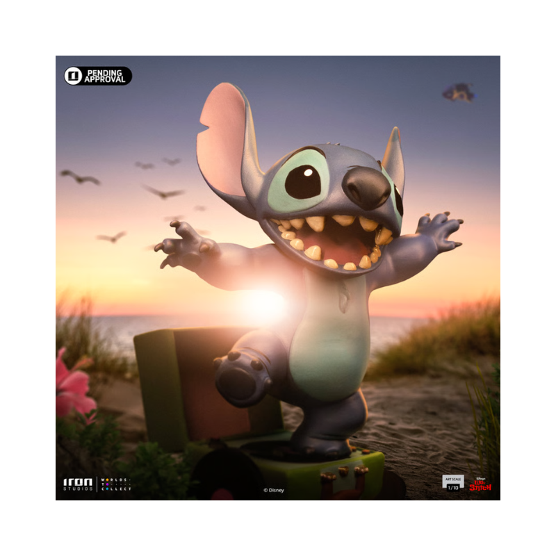 Lilo & Stitch Stitch 1/10 Art Scale Limited Edition Statue By Iron Stu ...