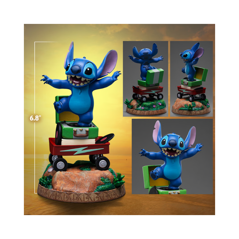 Lilo & Stitch Stitch 1/10 Art Scale Limited Edition Statue By Iron Stu ...