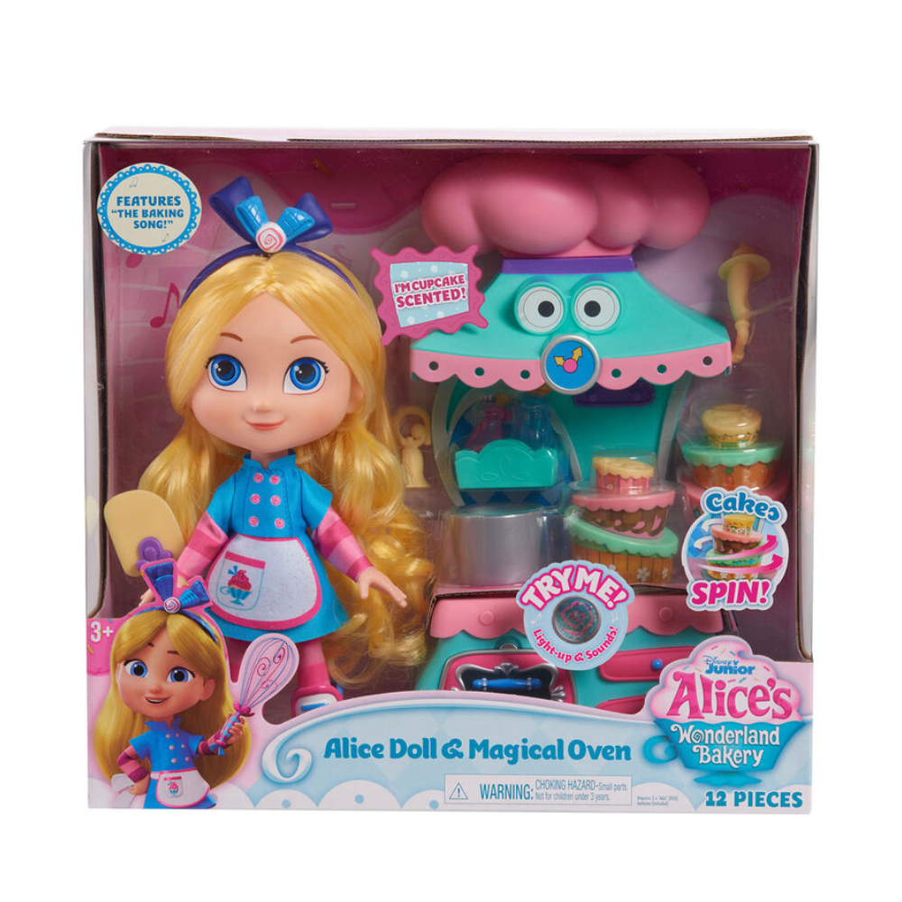 Disney Junior Alice's Wonderland Bakery 10 Inch Alice and Magical Oven ...