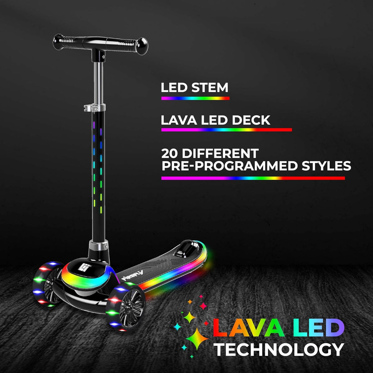 LiT Firefly 3 Wheel Scooter By Spartan – The Little Things