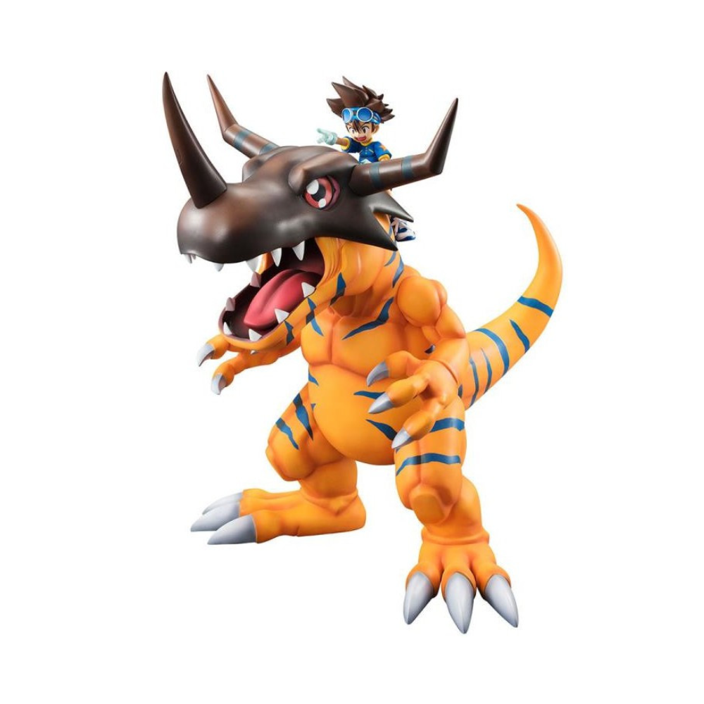 Digimon Adventure Greymon & Taichi Yagami G.E.M. PVC Figure by Megahou ...