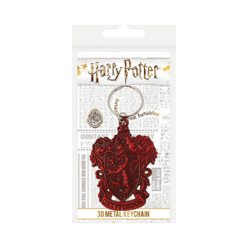 HARRY POTTER - GRYFFINDOR CREST (METAL KEYCHAIN) By Pyramid – The ...