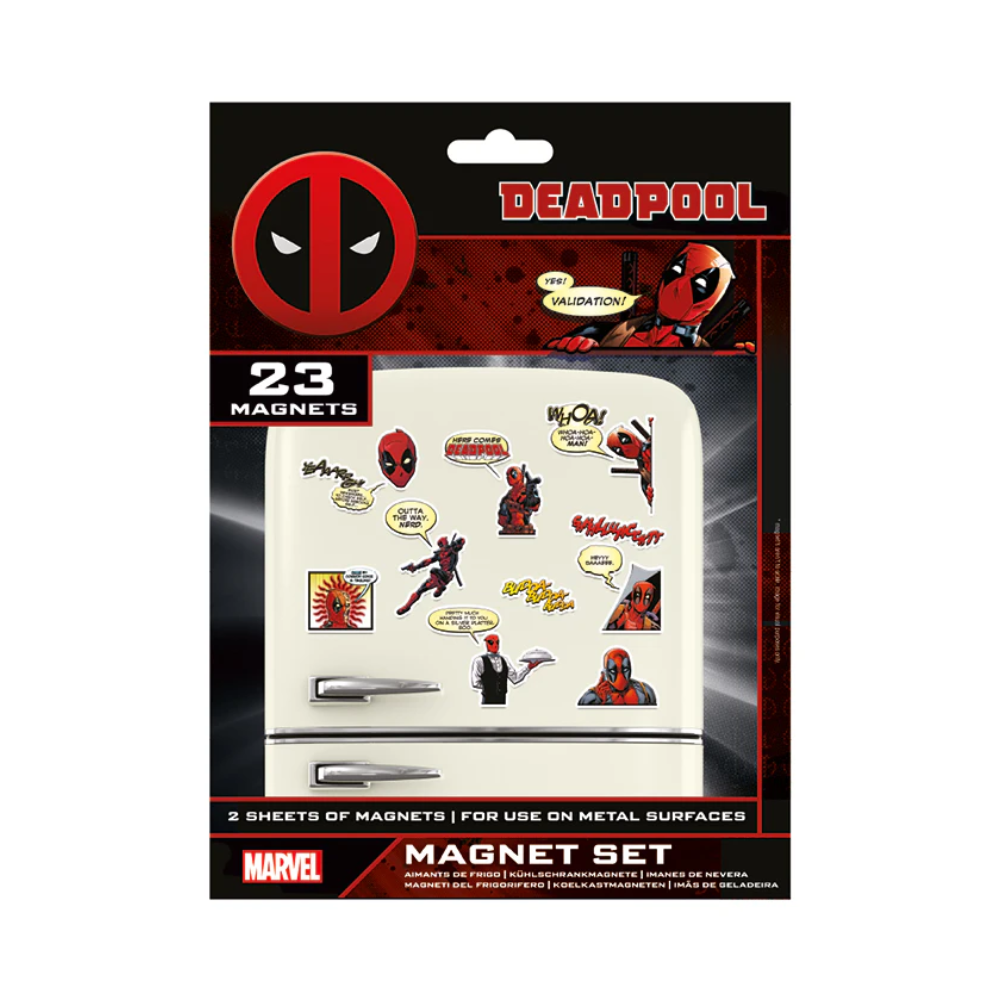 MARVEL- DEADPOOL (MAGNET SET) By PYRAMID – The Little Things