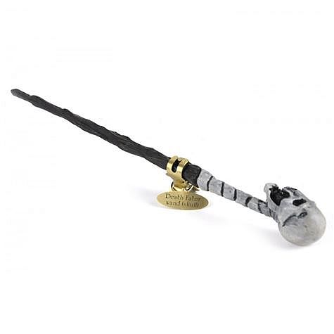 Harry Potter Death Eater Wand Skull Blister Wand By The Noble Collecti ...