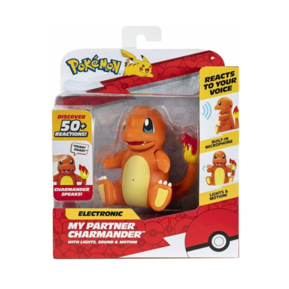 Pokemon My Partner Charmander Electronic Figure with Lights , Sound an ...