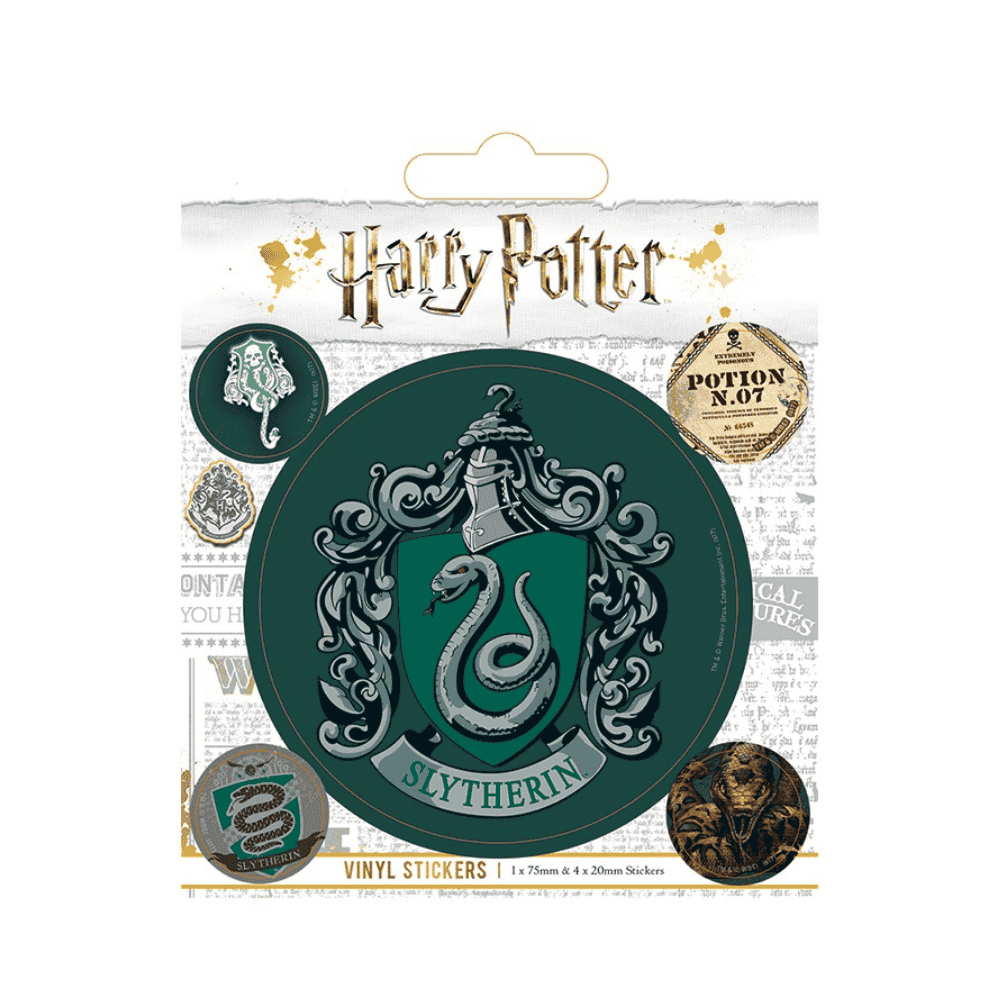 HARRY POTTER - SLYTHERIN (VINYL STICKER PACK) By Pyramid – The Little ...